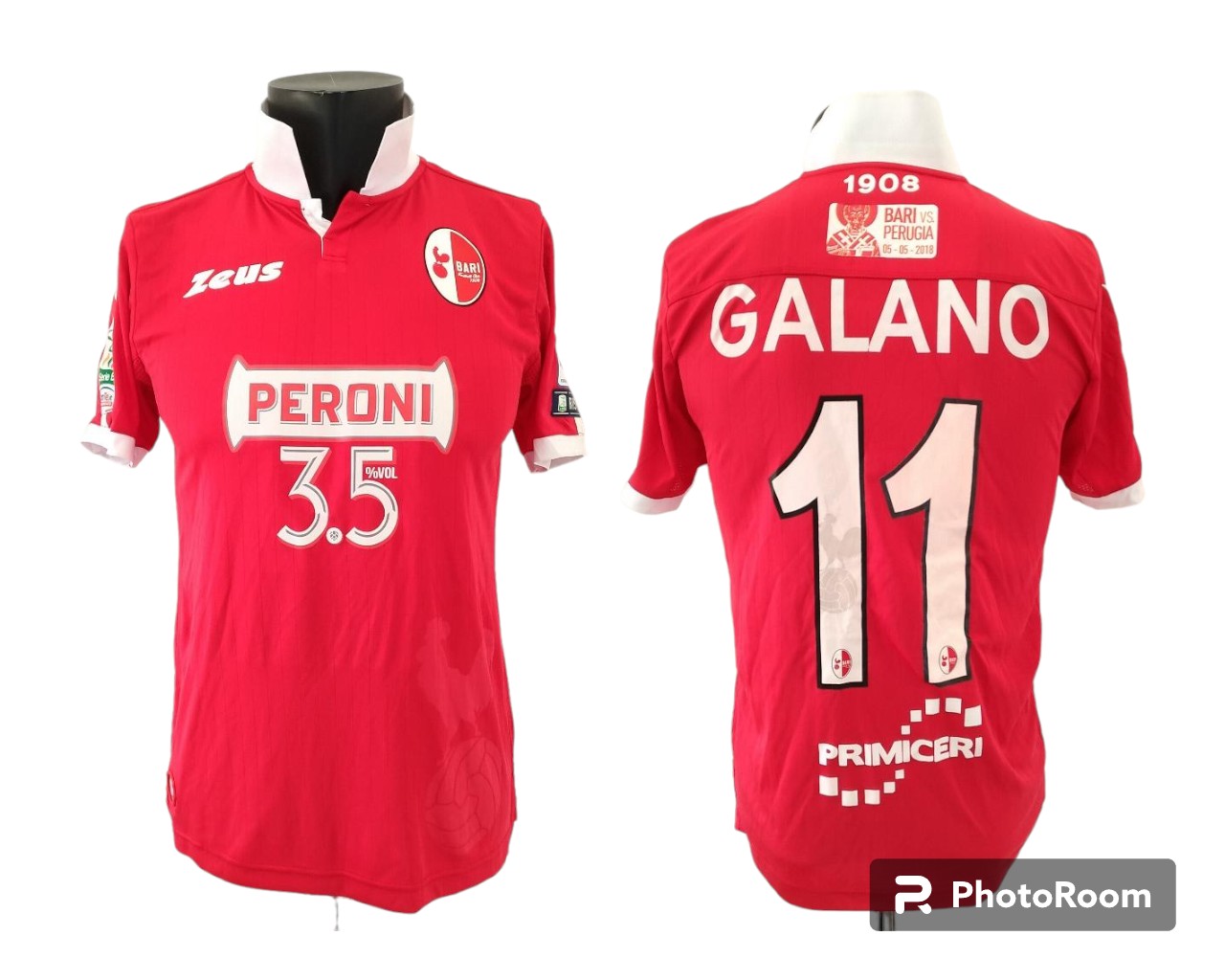 Collezione maglie bari match worn bari calcio